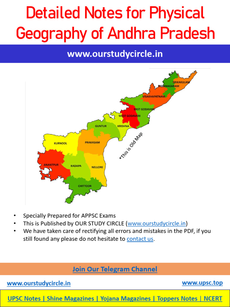 Physical Geography of Andhra Pradesh | PDF | Soil | Rain