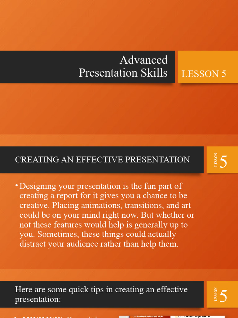 LESSON 5 | PDF | Graphics | Typefaces