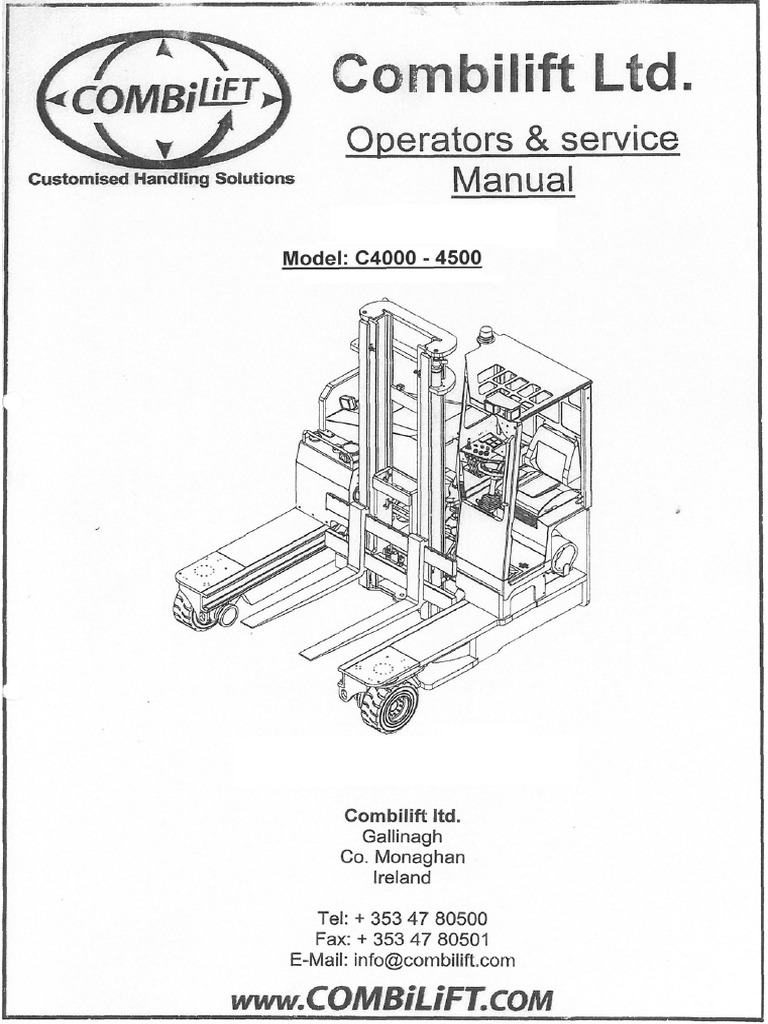 Combilift Manual C4000-4500 | PDF