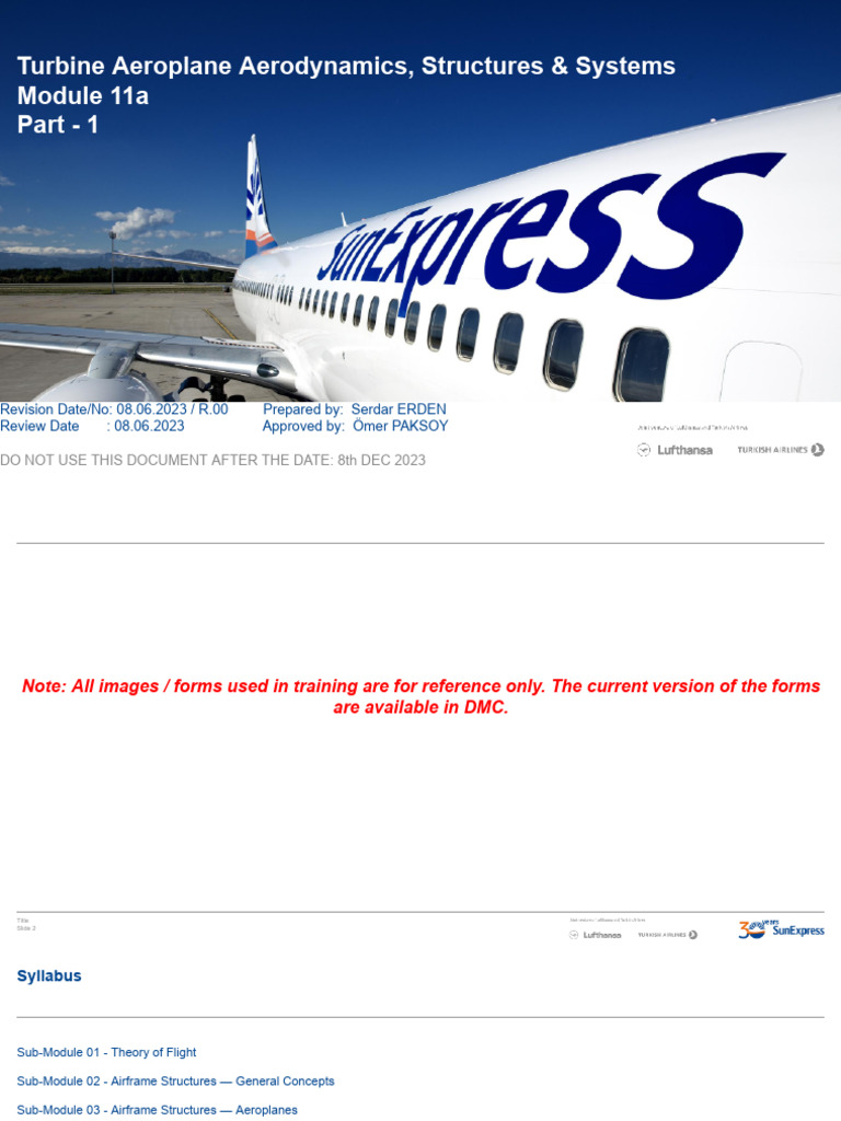 MODULE 11A Turbine Aeroplane Aerodynamics, Structures - Systems Part-1 | PDF | Flap (Aeronautics ...