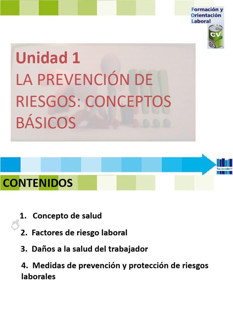 Fol 1 La Prevencion de Riesgos Conceptos Basicos-2018 | PDF | Seguridad y salud ocupacional ...