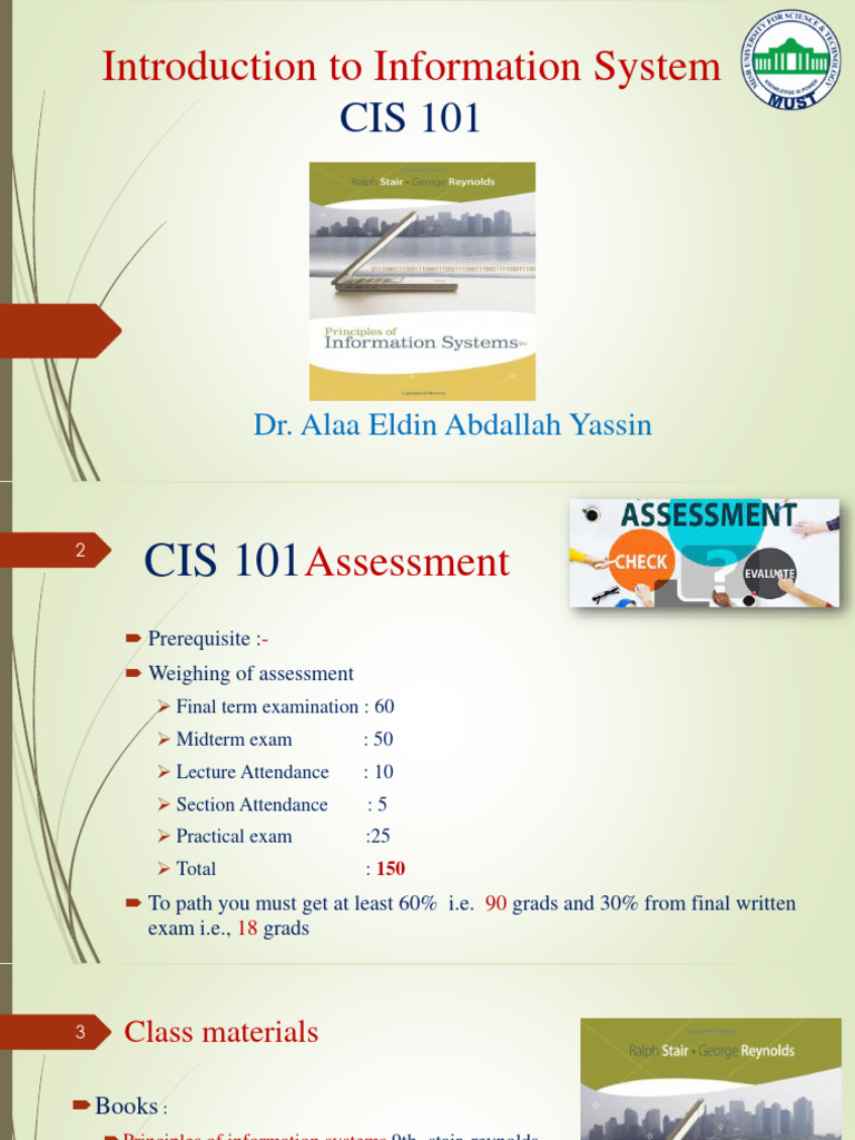 Lec01 IntoductionToIS Part1 | PDF | Information | Data