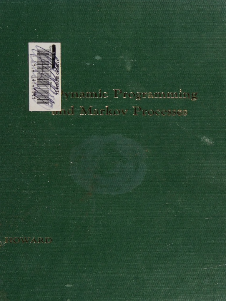 Dynamic Programming and Markov Processes | PDF | Matrix (Mathematics) | Euclidean Vector