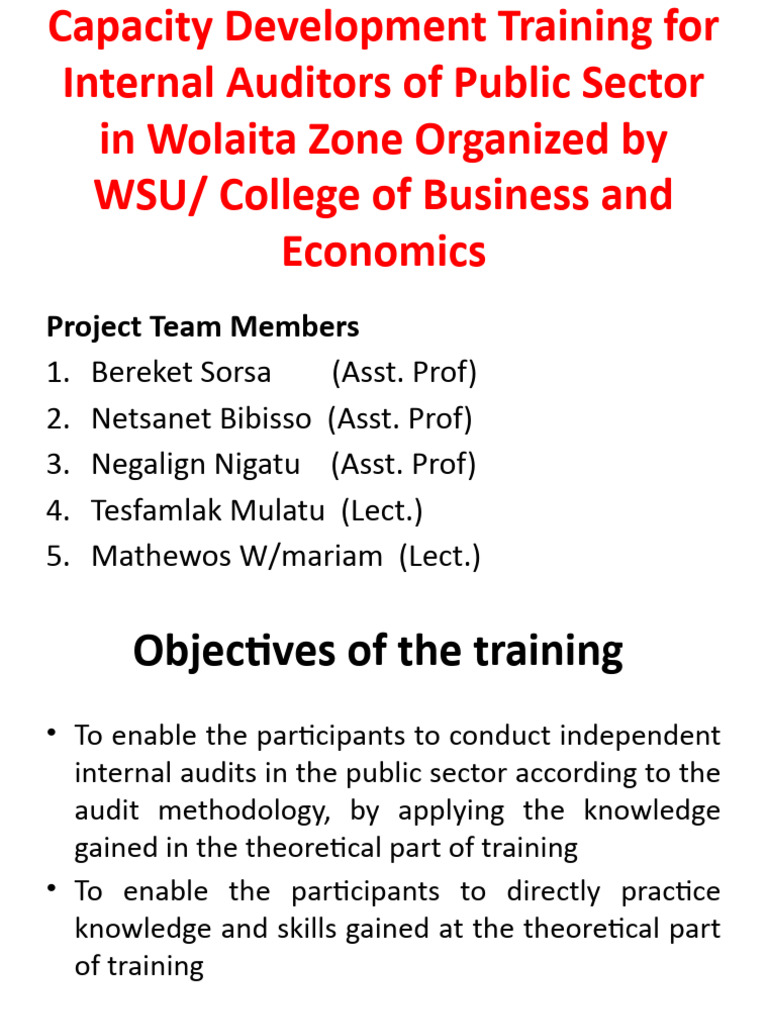 IA - Training Module | Download Free PDF | Internal Audit | Audit