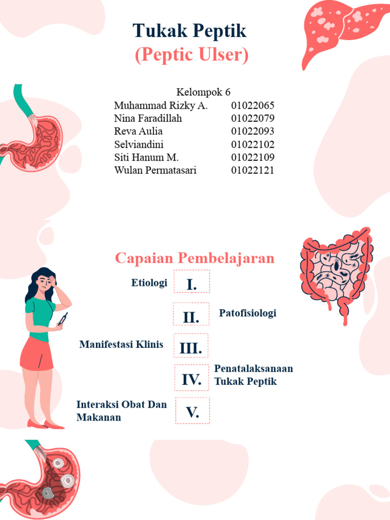 Penyebab dan Penanganan Tukak Peptik | PDF