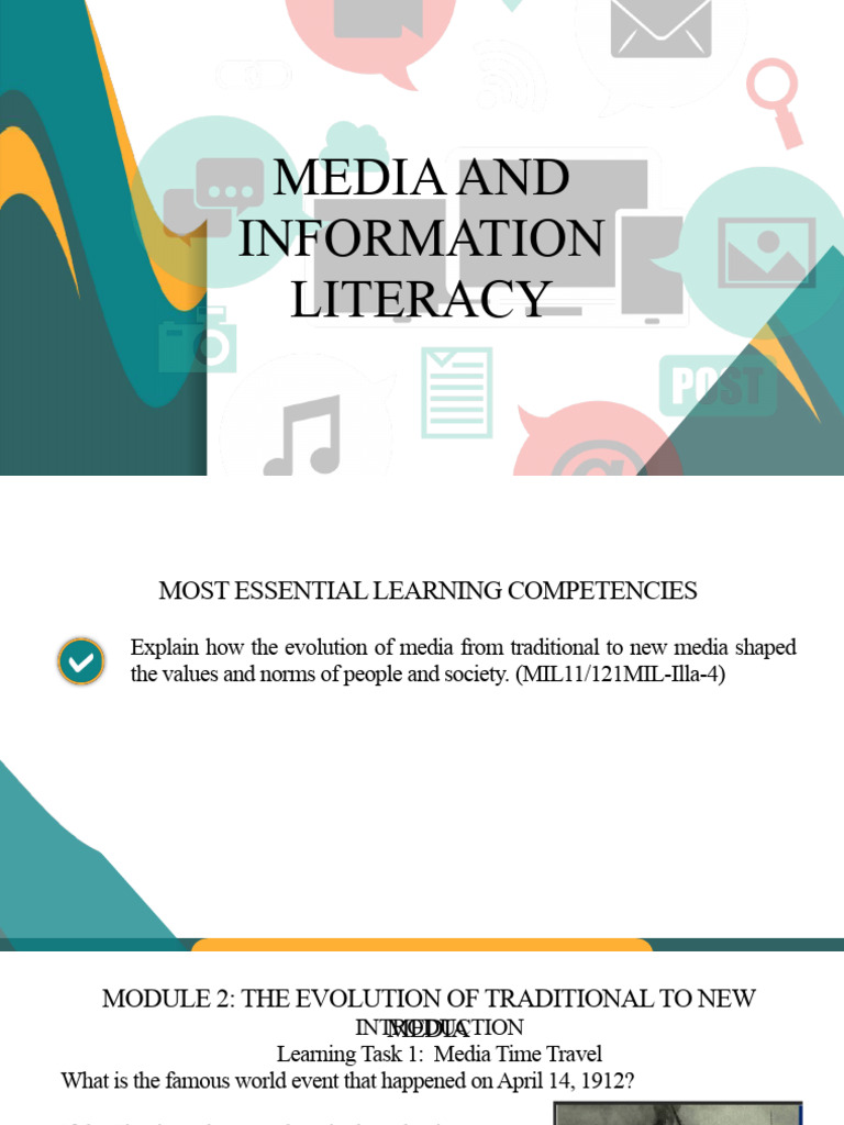 Mil q3 Module 2 Evolution of Media | PDF Mil q3 Module 2 Evolution of Media | PDF