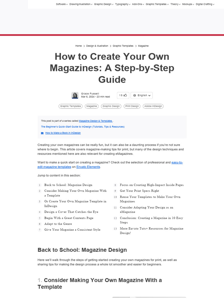 How To Create Your Own Magazines - A Step-By-Step Guide - Envato Tuts+ ...