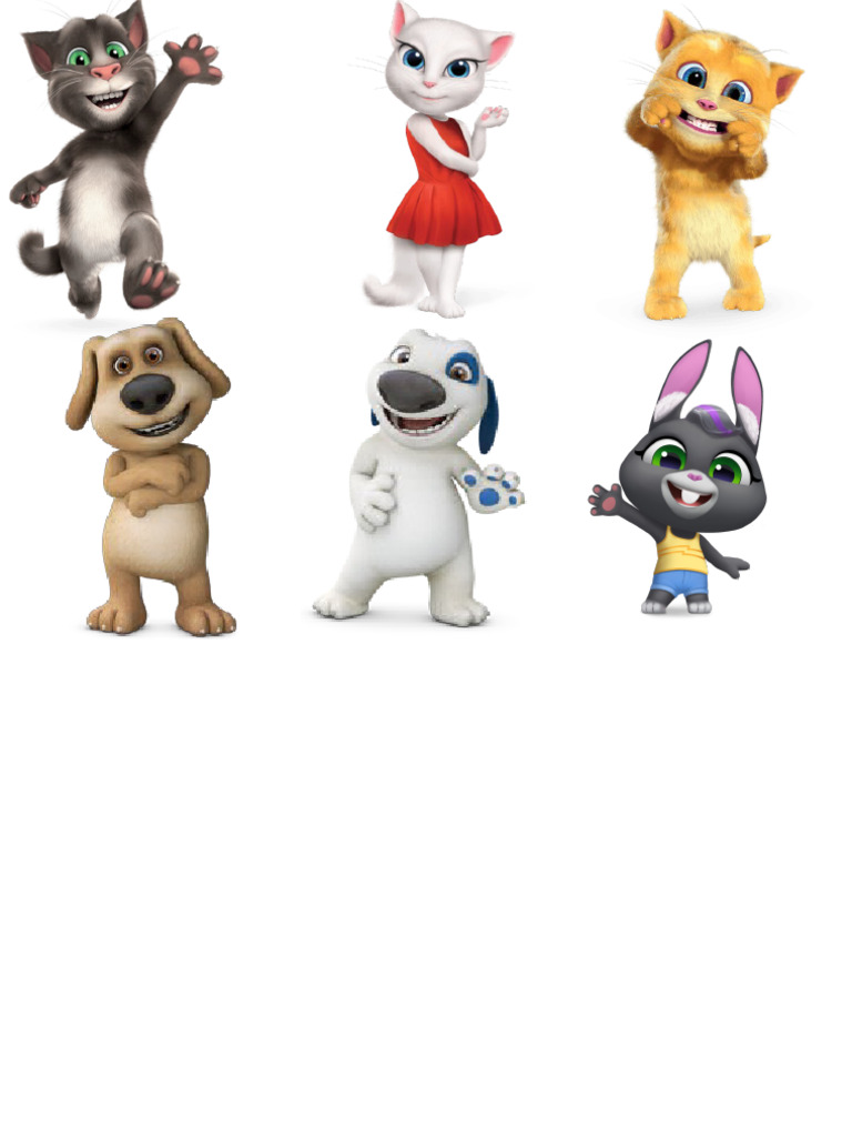 Talking Tom Personajes | PDF