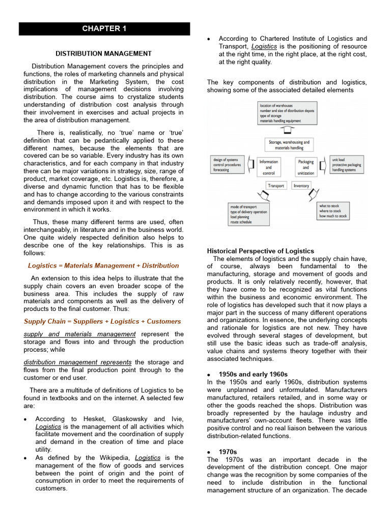 Distribution Management | PDF