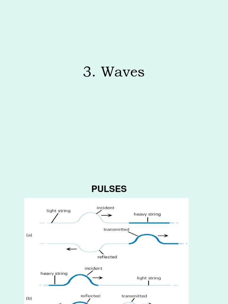 PHY 121 3 - Waves | PDF | Waves | Wavelength