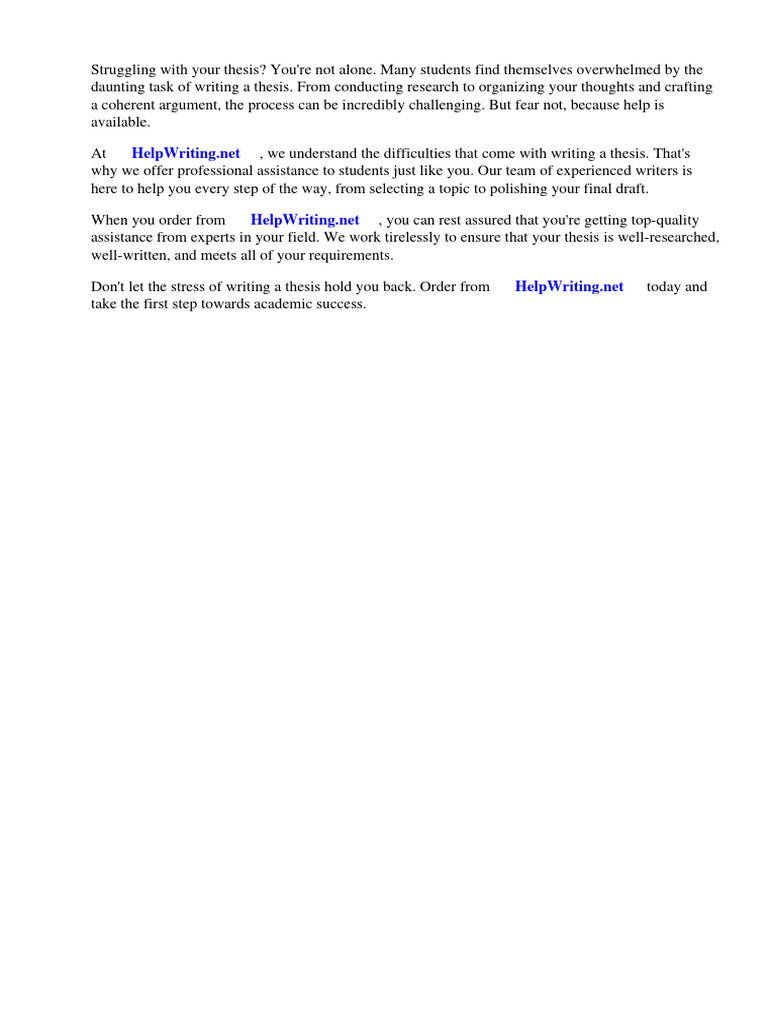Thesis Sample Pdf 2807