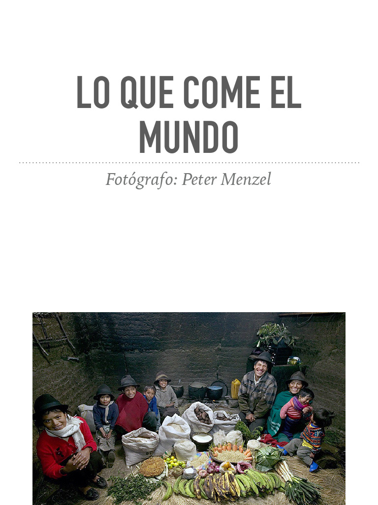 lo que come el mundo anexo II | PDF | Cocina italiana | Comida y bebida