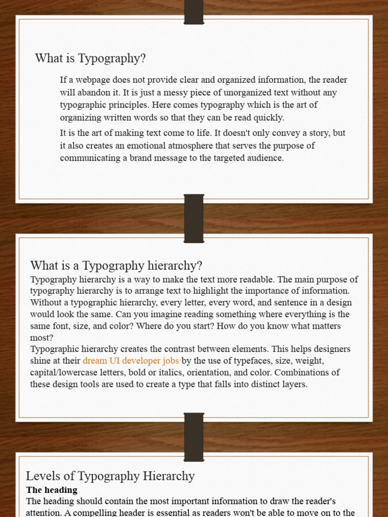 Understanding Typography Hierarchy | PDF | Typography | Typefaces