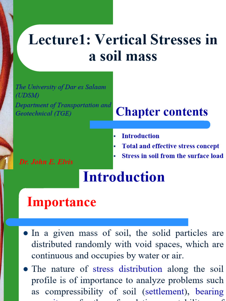 Soil Stress Analysis and Concepts | PDF