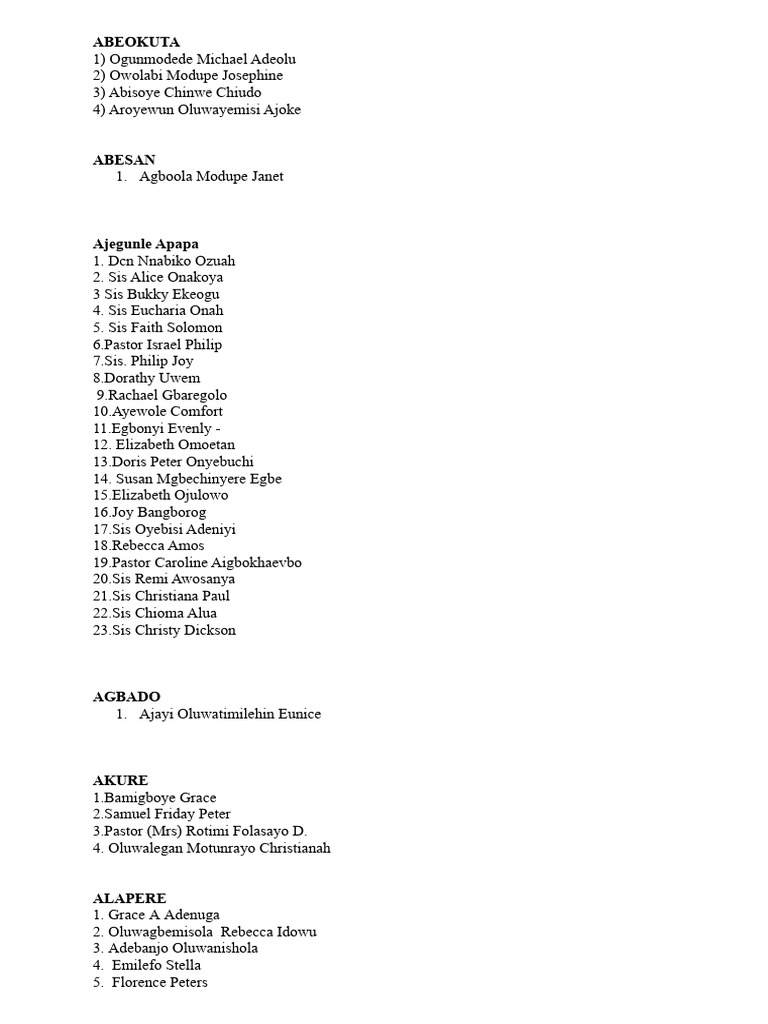 National Summit List. 2 | PDF