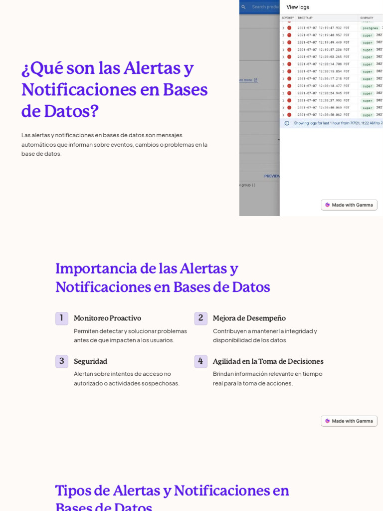 Que-son-las-Alertas-y-Notificaciones-en-Bases-de-Datos | PDF | Bases de ...
