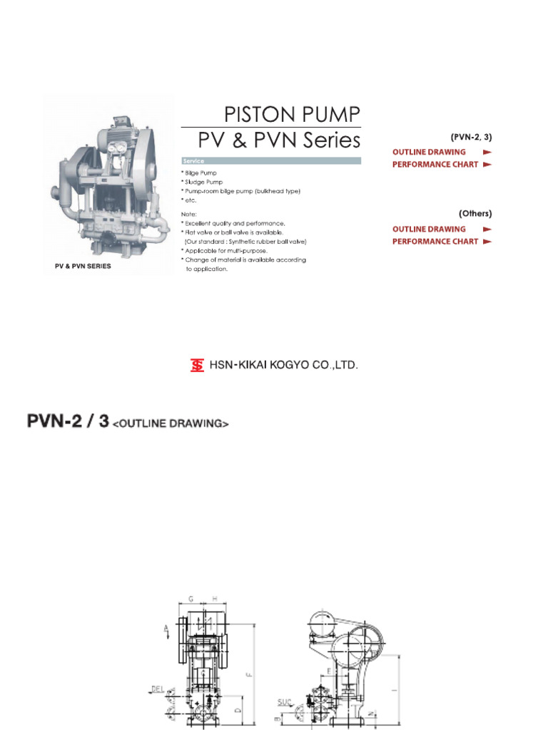 Pump-Piston Type M PV-PVN Model | PDF