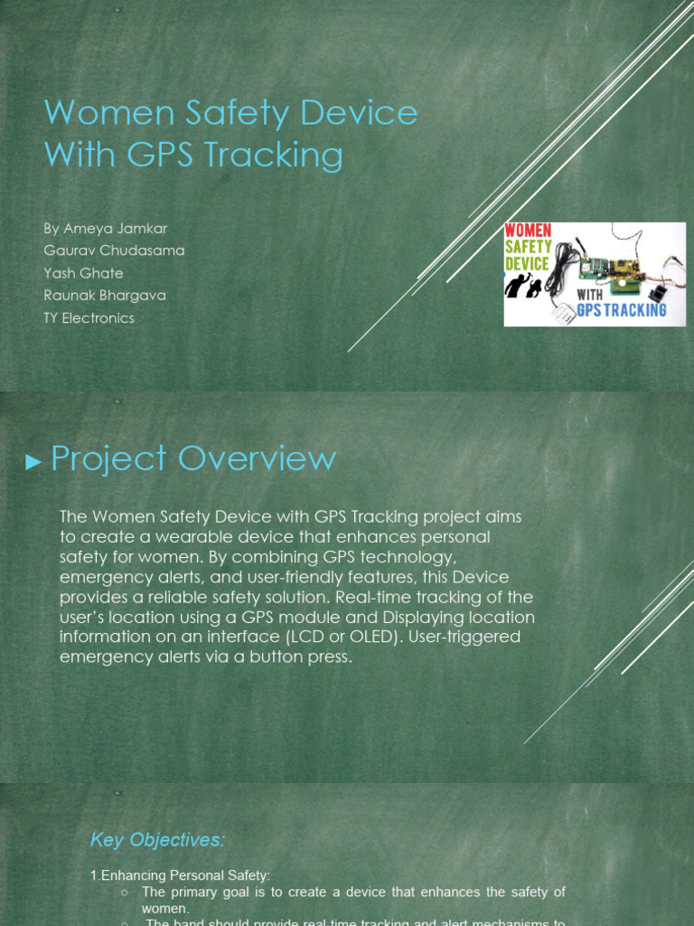 Women Safety Bracelet With GPS Tracking | PDF | Global Positioning ...