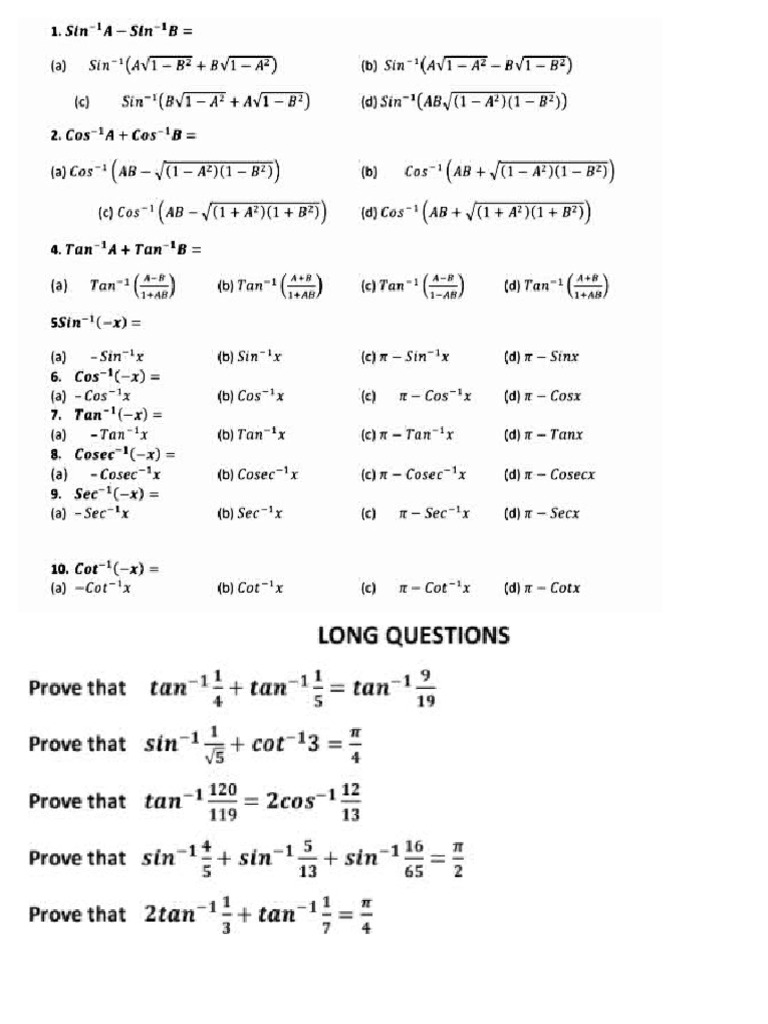 ch#13 Math 2nd Year | PDF