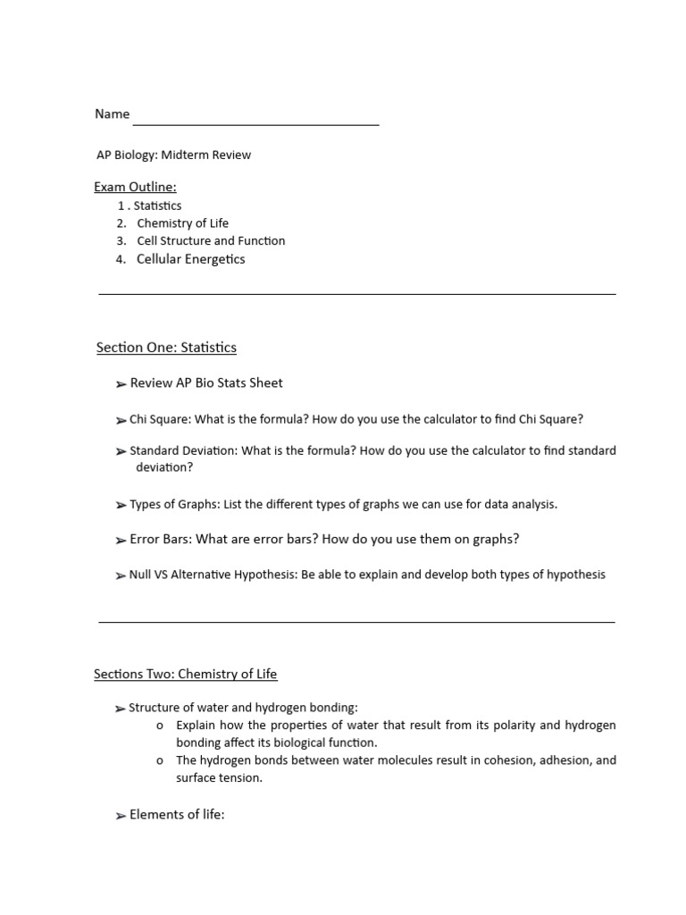 Review Guide | PDF | Cell (Biology) | Cell Membrane