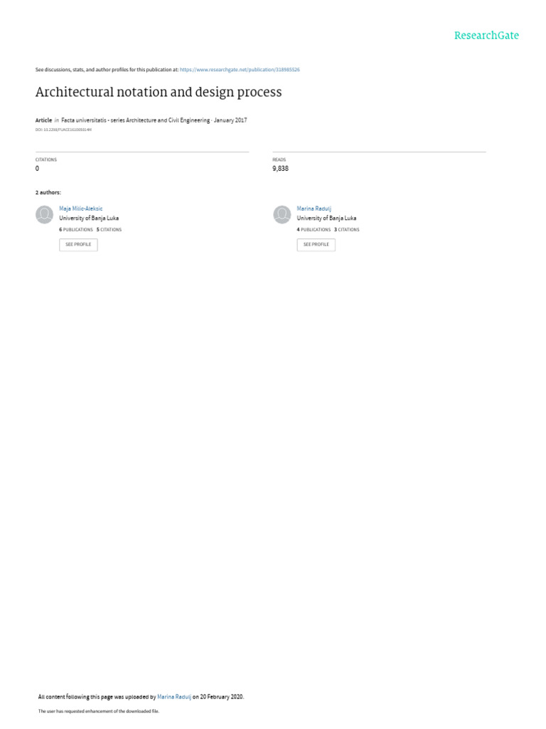 2017 FACTA ArchNOTATIONindesignprocess | PDF | Knowledge | Idea