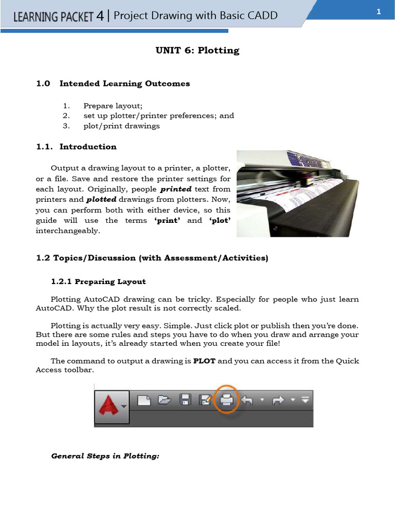 REVISED LP4-Unit6 DRAW3 PLOTTING | PDF