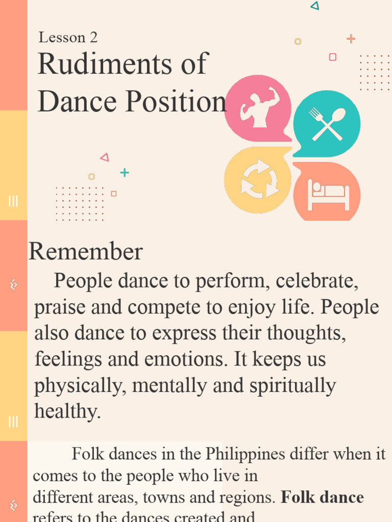 PE 6 Rudiments of Dance Position | PDF