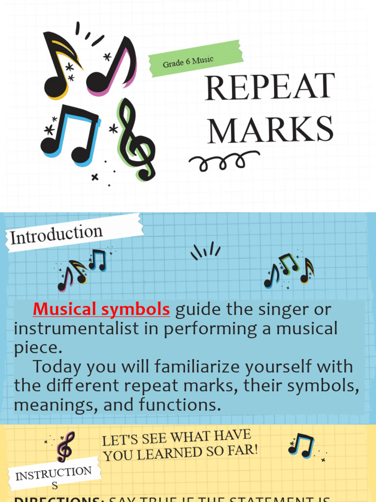 Music 6 Repeat Marks | PDF | Musical Compositions