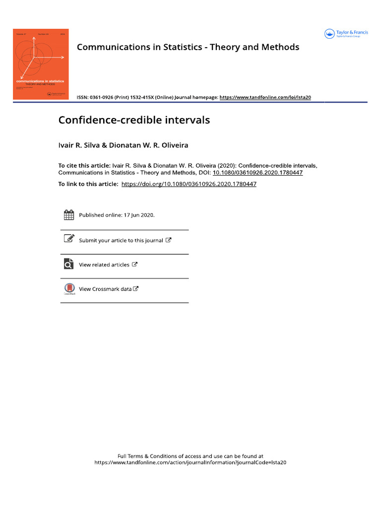 Confidence-Credible Published Online | PDF