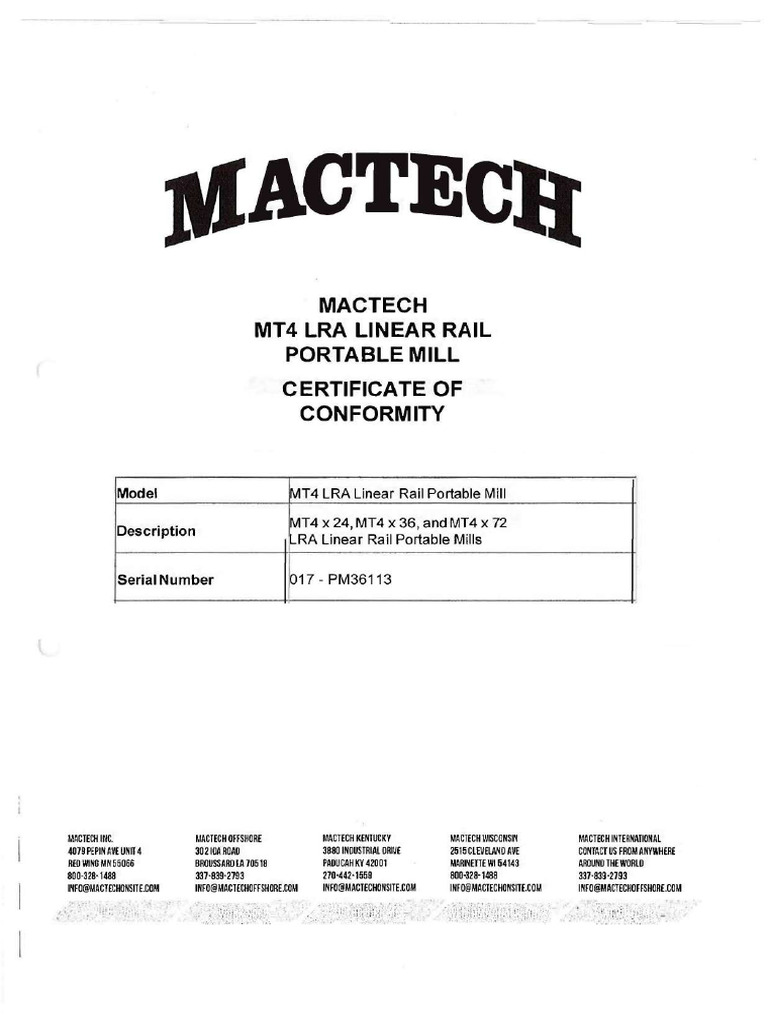 Mactech Milling | PDF