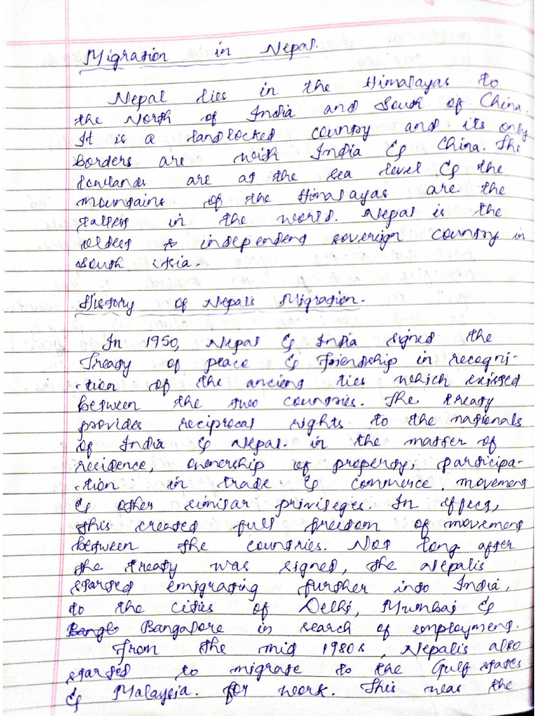 Migration in Nepal | PDF