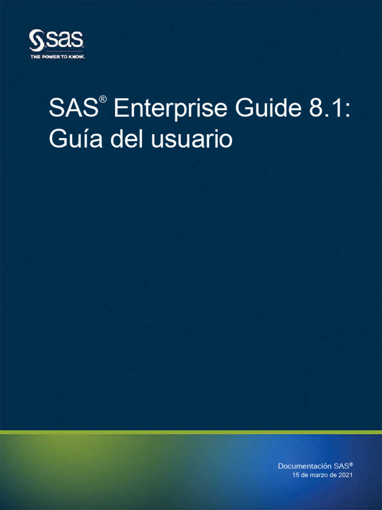 Sas Enterprise Guide | PDF | Trademark | Computing