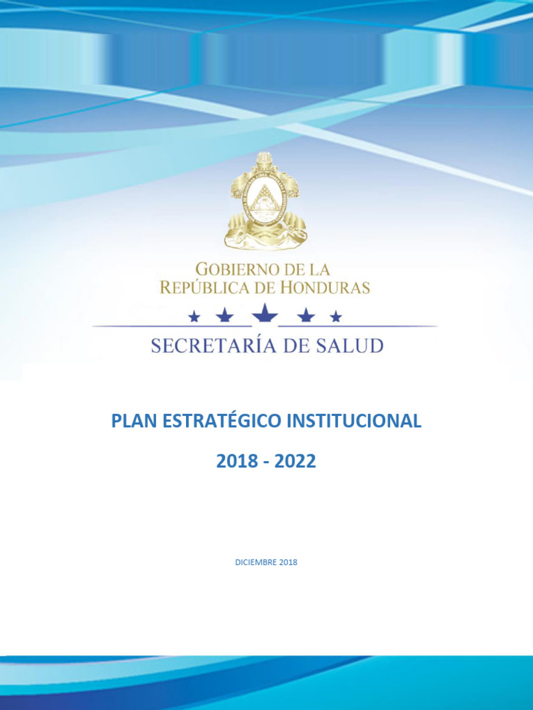 PEI 2018-2022 Oficial Vo05-06-2019 | PDF | Agua | Pobreza