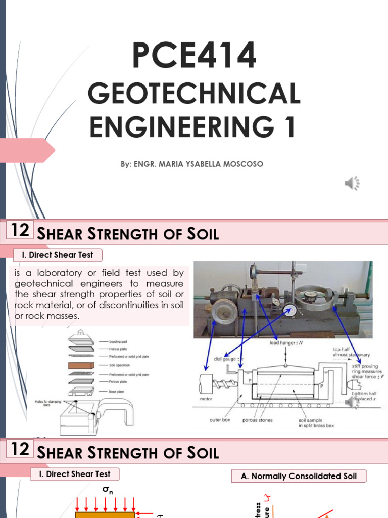 Midterm Direct Shear Test | PDF | Geotechnical Engineering | Soil