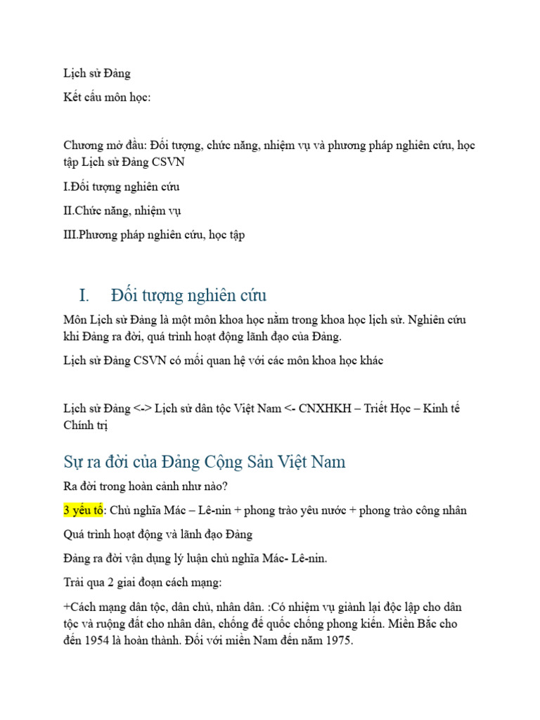 De Cuong LSD Co Le Thi Lan - Buoi 1 | PDF