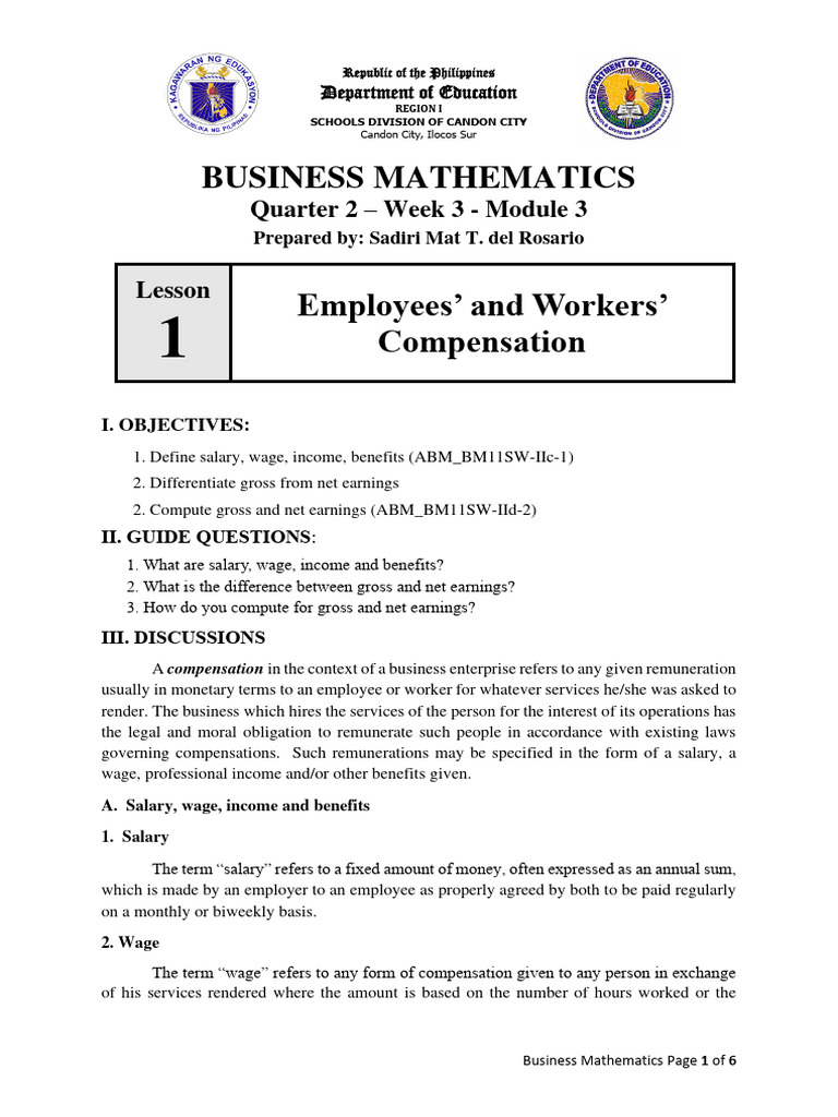 Understanding Salary and Wage Differences | PDF | Business