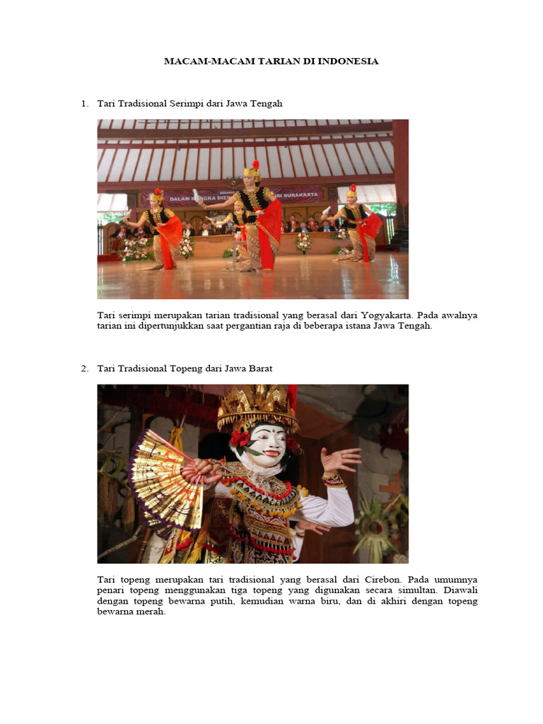 32 Tarian Daerah | PDF