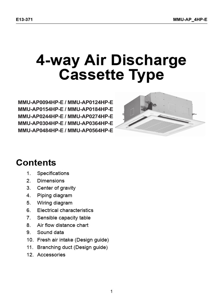 DB Mmu-Ap 4HP | PDF | Pipe (Fluid Conveyance) | Duct (Flow)