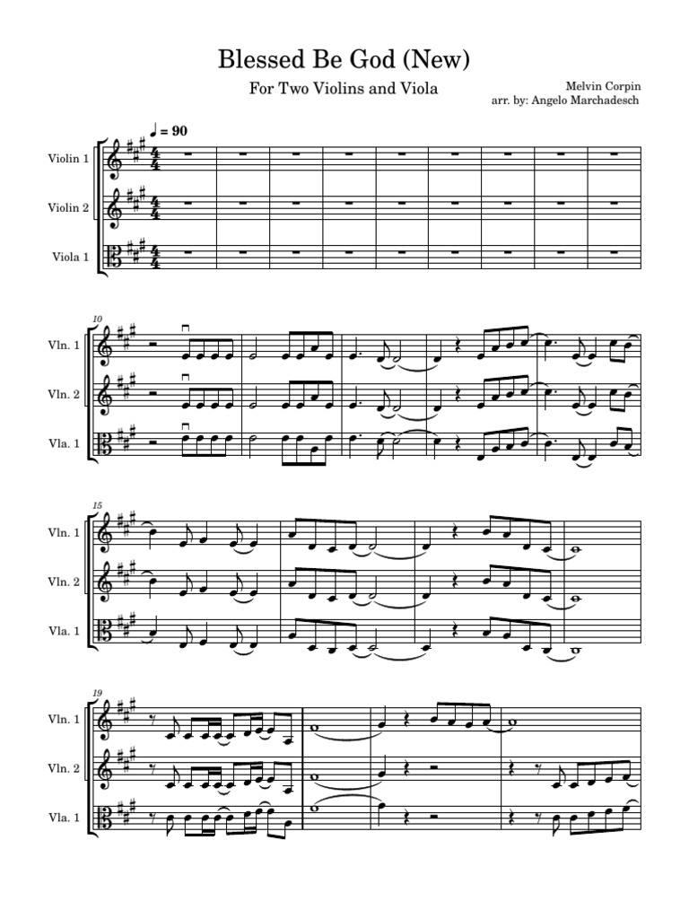 Blessed Be God Melvin Corpin | PDF