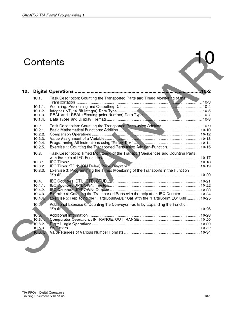 TIA PRO1 10 Digital Operations | PDF | Integer (Computer Science) | Bit