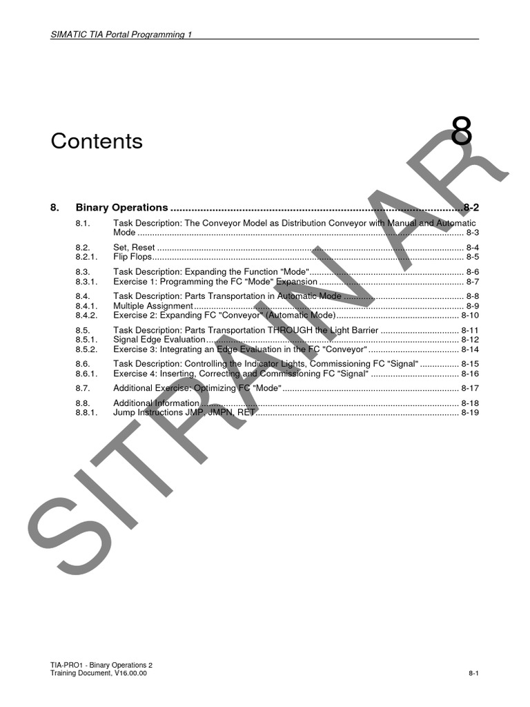 TIA PRO1 08 Binary Operations 2 en | PDF | Bit | Boolean Algebra