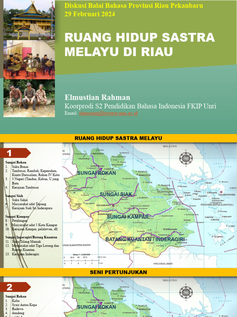 Materi 3 Ruang Hidup Sastra Melayu Di Riau | PDF
