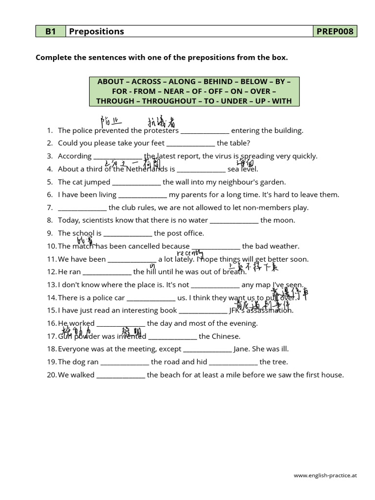 Grammar Exercise 1 | PDF