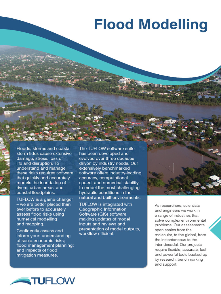Tba01 - Flood Modelling Using Tuflow | PDF | Flood | Geographic Information System