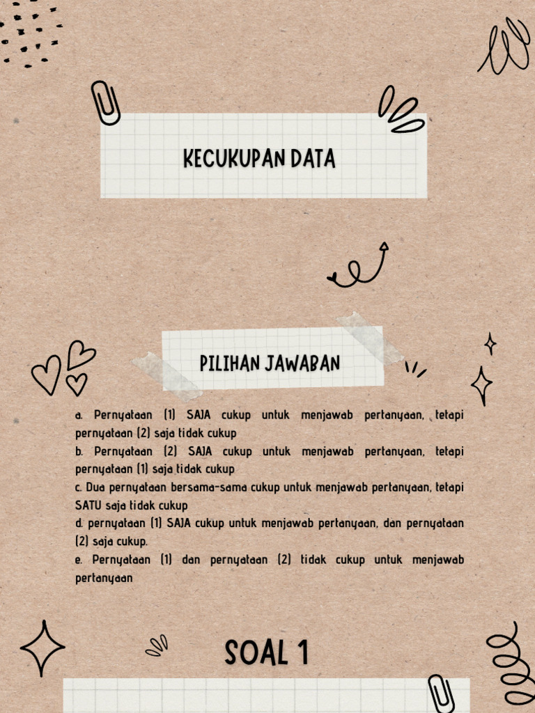 Kecukupan Data | PDF