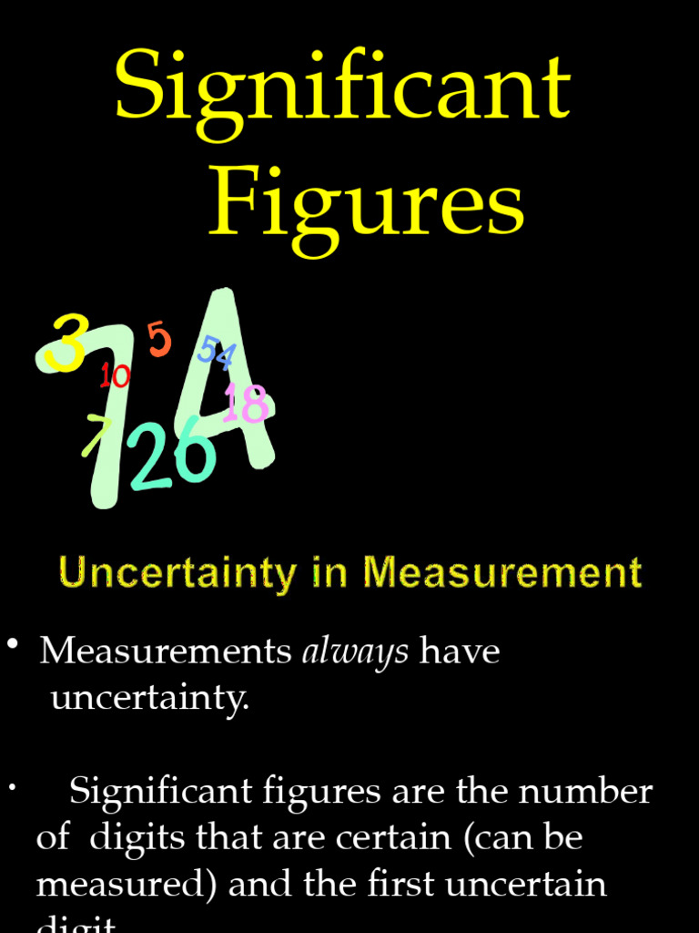 Significant Figures | PDF | Significant Figures | Numbers