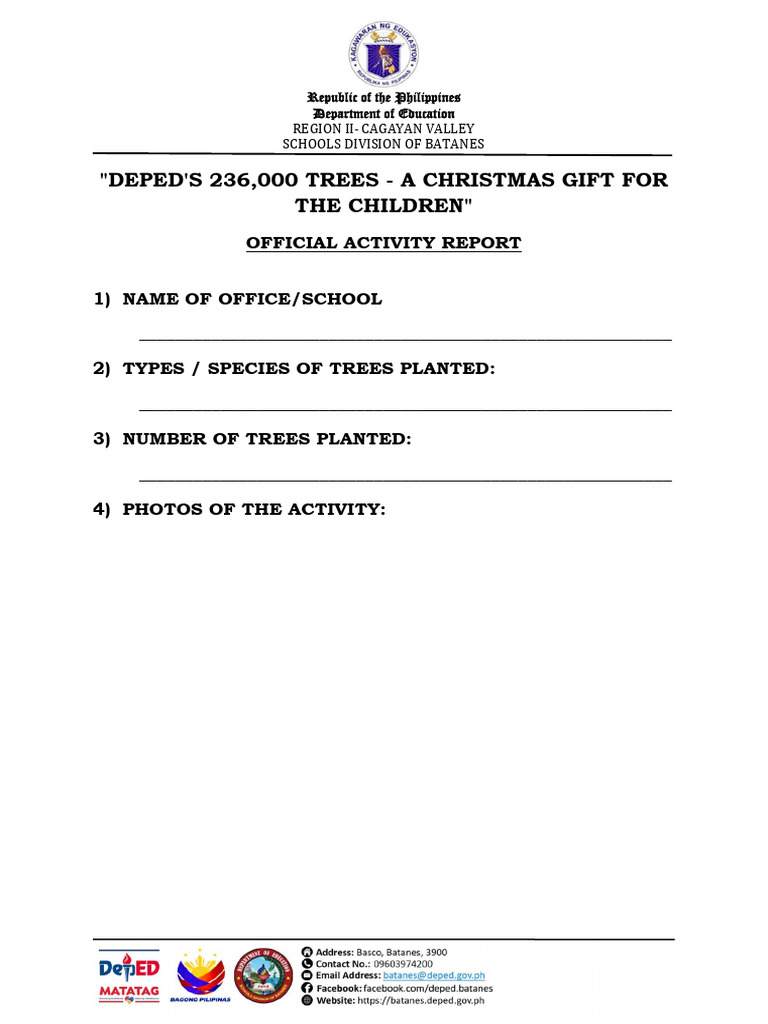 Tree Planting Annex A | PDF