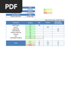 Yamazumi Chart for Optical Dept | PDF | Production And Manufacturing ...