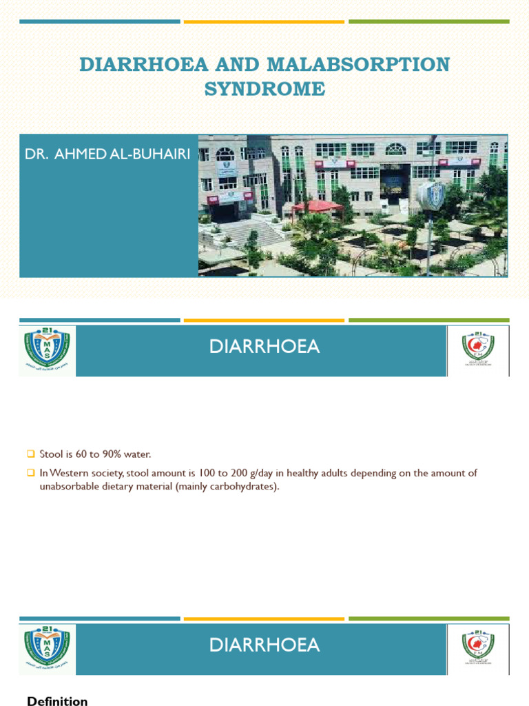 Acute and Chronic Diarrhea - نسخة | PDF | Diarrhea | Irritable Bowel ...